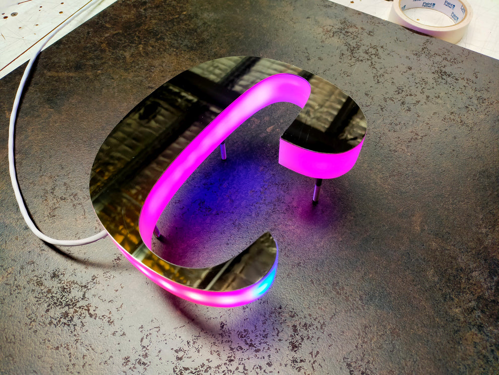 Dynamic Letters | 3D letters | Southport | Gold coast | Artistic Lighting